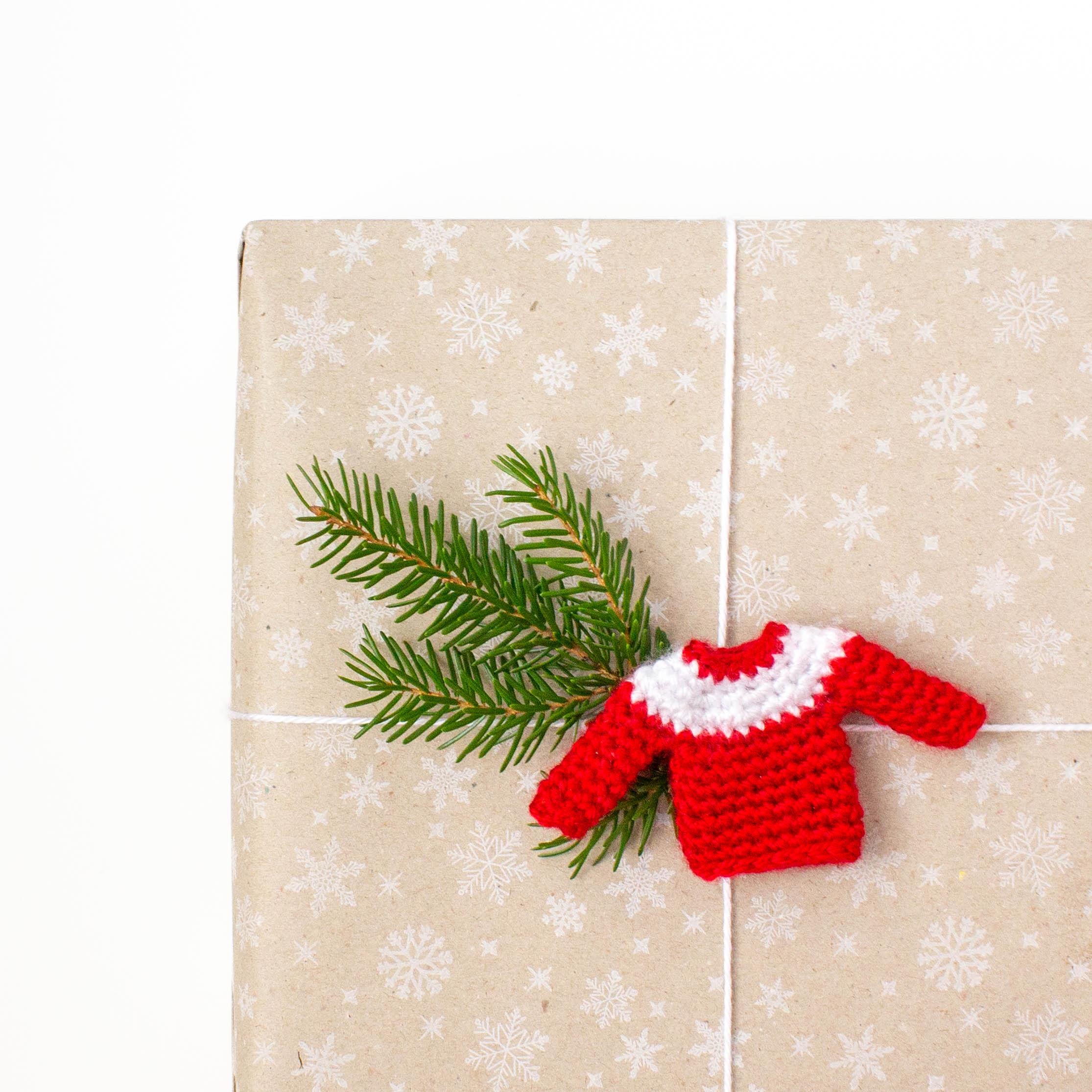 Mini Ugly Christmas Sweater Crochet Pattern: DIY Christmas Ornament ...