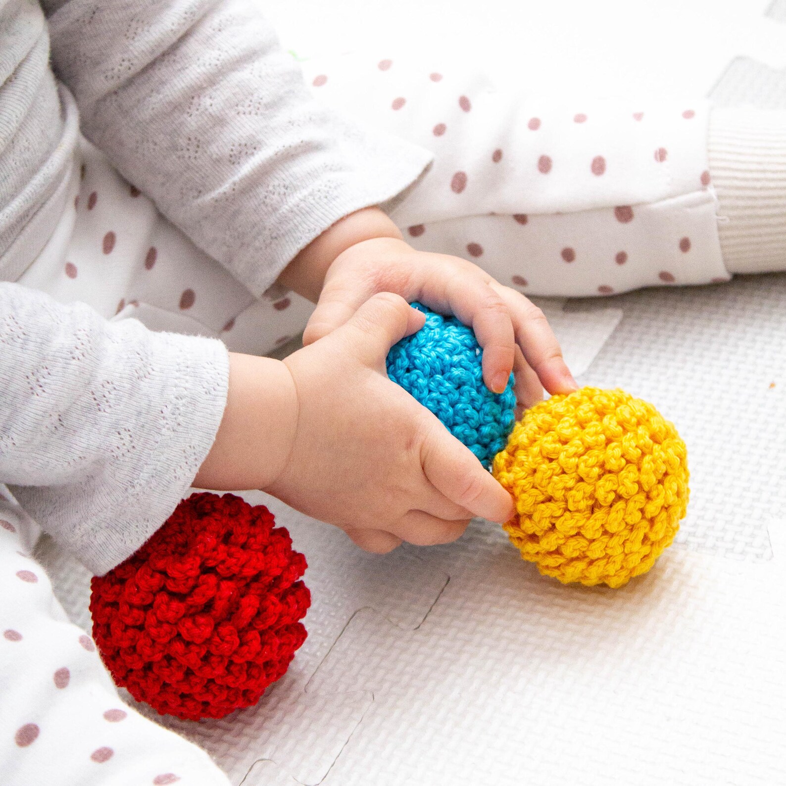 Crochet Sensory Ball Pattern, Montessori Baby Toy Crochet Pattern PDF ...