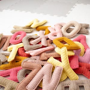 Letter T Crochet Pattern, Stuffed Amigurumi Capital Letters, Crochet ...