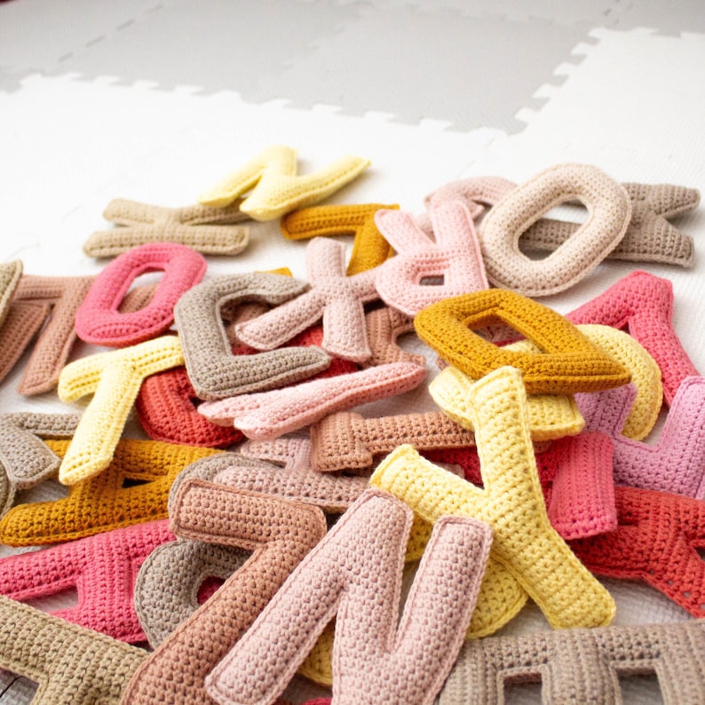 Letter T Crochet Pattern, Stuffed Amigurumi Capital Letters, Crochet ...