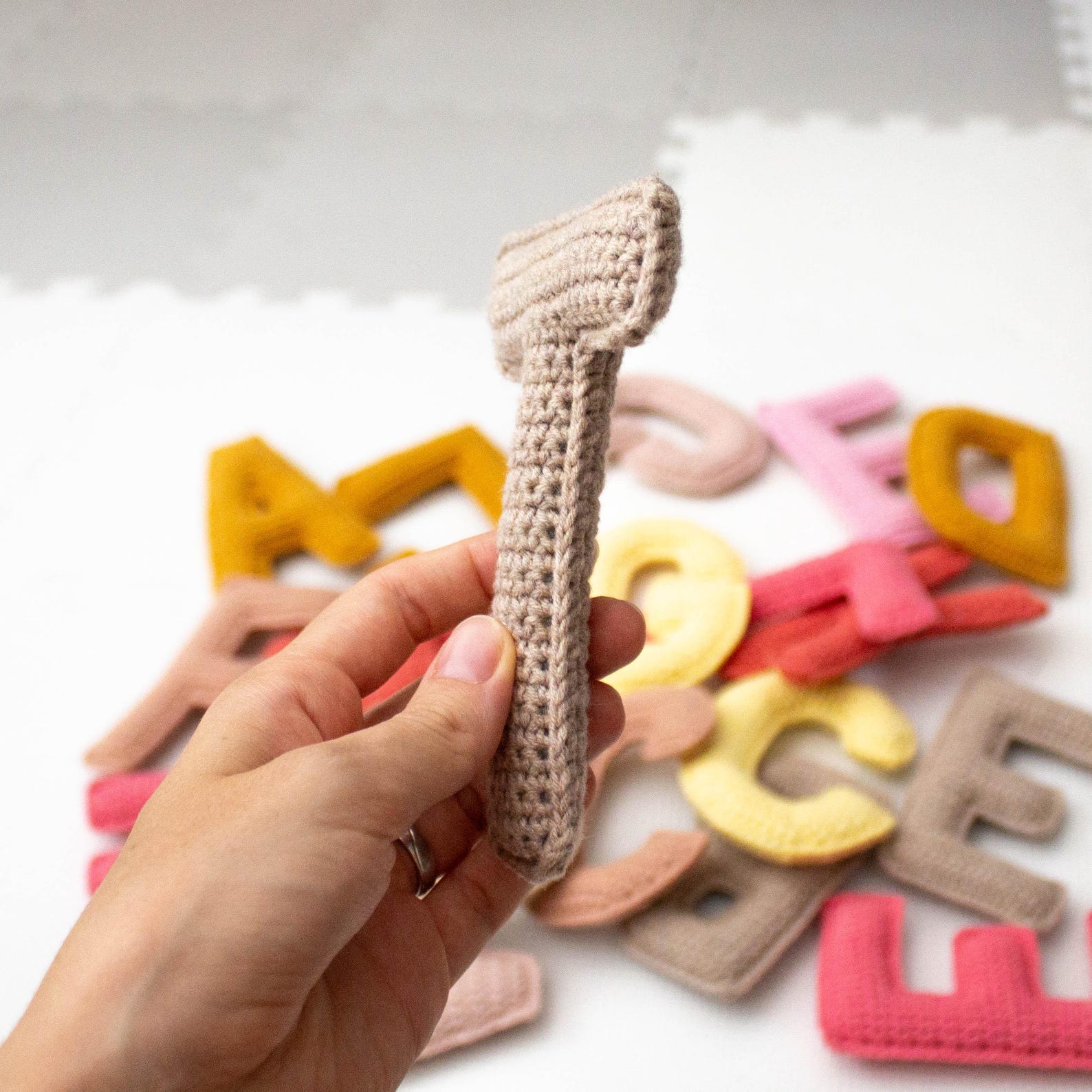 Letter T Crochet Pattern, Stuffed Amigurumi Capital Letters, Crochet ...