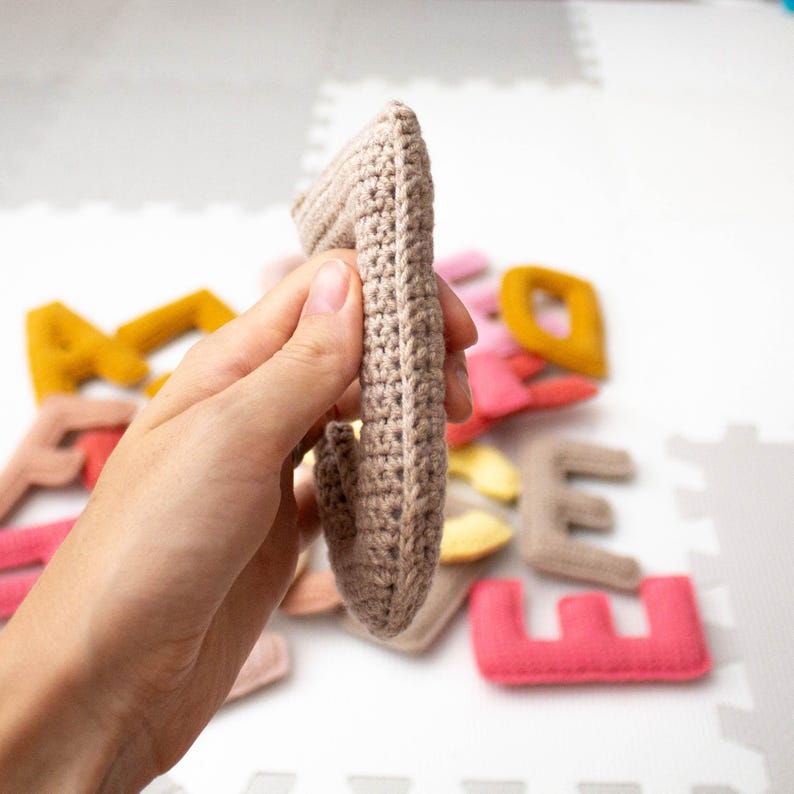 Letter J Crochet Pattern, Stuffed Amigurumi Capital Letters, Crochet ...
