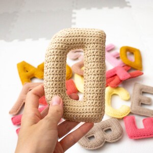 Letter D Crochet Pattern, 3D Crochet Letter Pattern, Alphabet Amigurumi ...