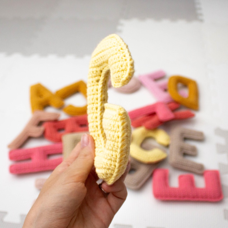 Letter G Crochet Pattern, Stuffed Amigurumi Capital Letters, Crochet ...