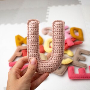 Letter U Crochet Pattern, Stuffed Amigurumi Capital Letters, Crochet ...