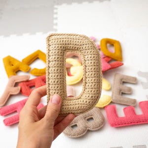 Letter D Crochet Pattern, 3D Crochet Letter Pattern, Alphabet Amigurumi ...