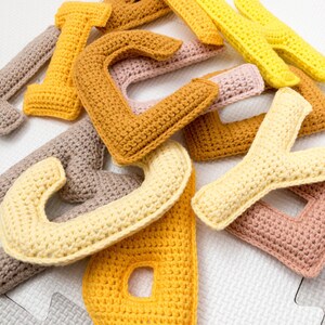 Letter N Crochet Pattern, Stuffed Amigurumi Capital Letters, Crochet ...