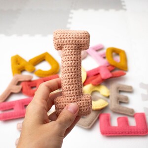 Letter I Crochet Pattern, Stuffed Amigurumi Capital Letters, Crochet ...