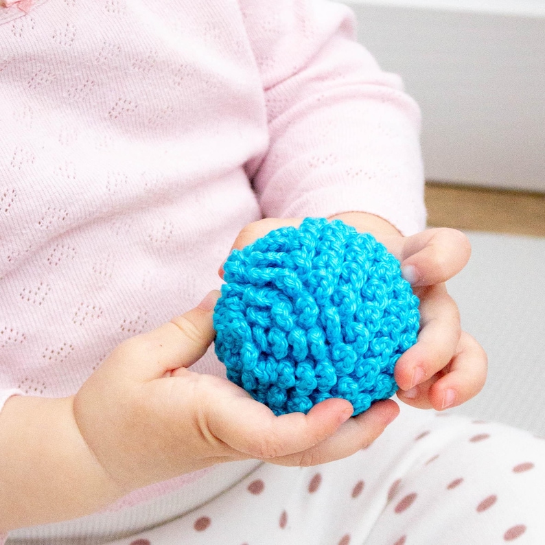 Crochet Sensory Ball Pattern, Montessori Baby Toy Crochet Pattern PDF ...