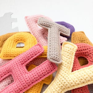 Letter D Crochet Pattern, 3D Crochet Letter Pattern, Alphabet Amigurumi ...