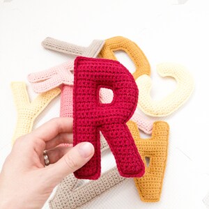 Letter R Crochet Pattern, Stuffed Amigurumi Capital Letters, Crochet ...