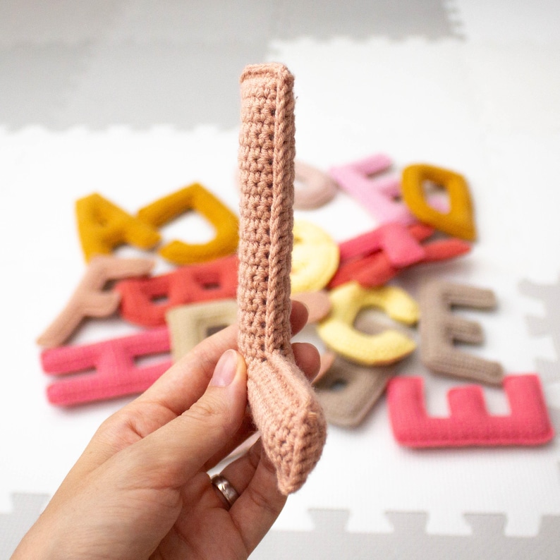 Letter L Crochet Pattern, Stuffed Amigurumi Capital Letters, Crochet ...