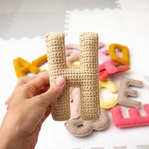Letter H Crochet Pattern, Stuffed Amigurumi Capital Letters, Crochet ...