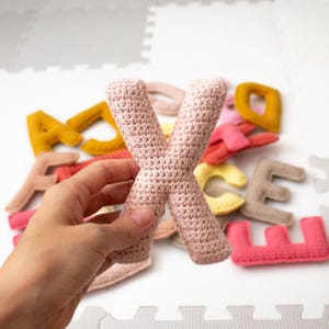 Letter X Crochet Pattern, Stuffed Amigurumi Capital Letters, Crochet ...