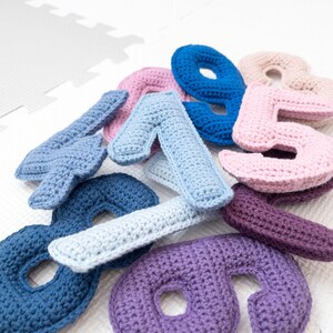 Number 5 Crochet Pattern, Soft Crochet Number Five, Amigurumi Number ...