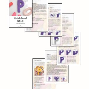Letter P Crochet Pattern, Stuffed Amigurumi Capital Letters, Crochet ...