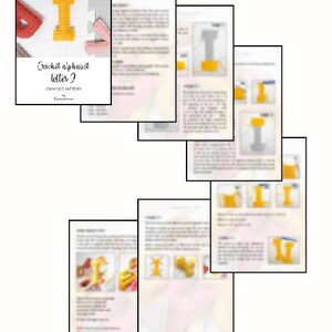 Letter I Crochet Pattern, Stuffed Amigurumi Capital Letters, Crochet ...