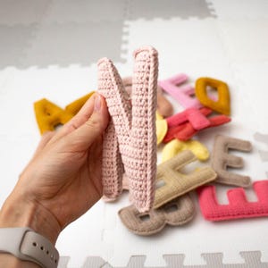 Letter N Crochet Pattern, Stuffed Amigurumi Capital Letters, Crochet ...