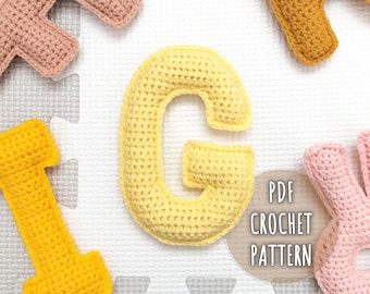 Letter X Crochet Pattern, Stuffed Amigurumi Capital Letters, Crochet ...