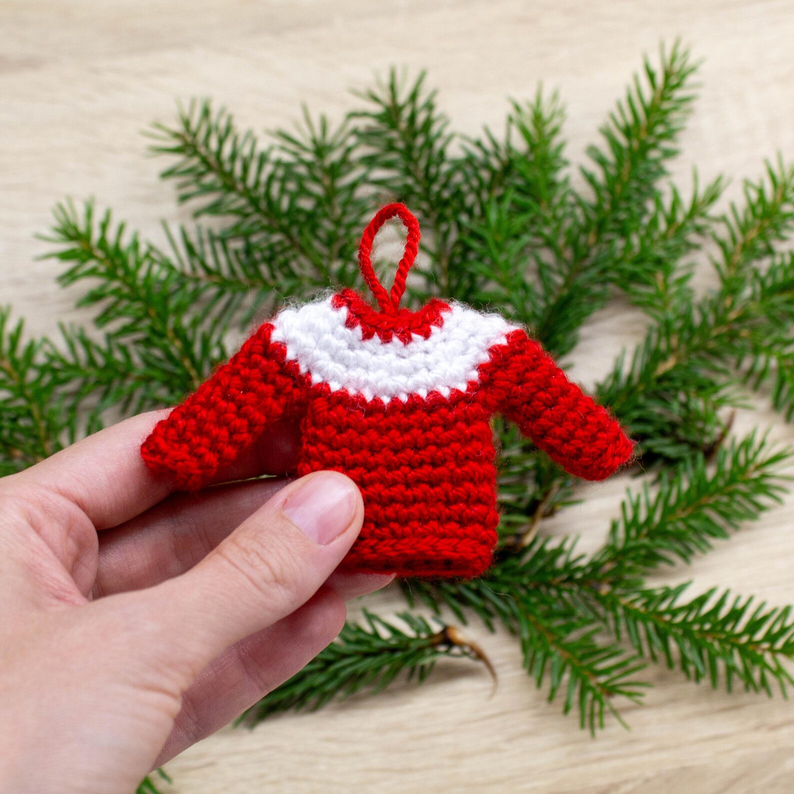 Mini Ugly Christmas Sweater Crochet Pattern: DIY Christmas Ornament ...