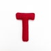 Letter T Crochet Pattern, Stuffed Amigurumi Capital Letters, Crochet ...