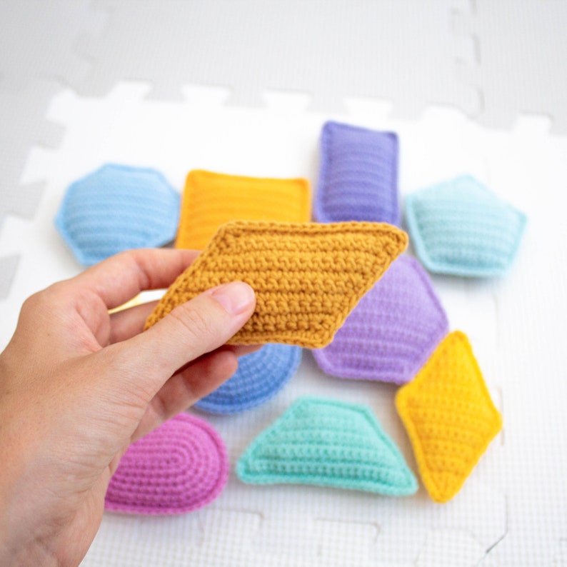 Crochet Parallelogram Pattern, Amigurumi Parallelogram Crochet Pattern ...