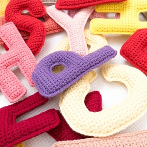 Letter T Crochet Pattern, Stuffed Amigurumi Capital Letters, Crochet ...
