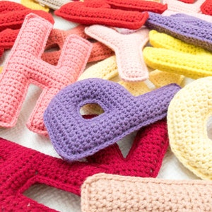 Letter I Crochet Pattern, Stuffed Amigurumi Capital Letters, Crochet ...