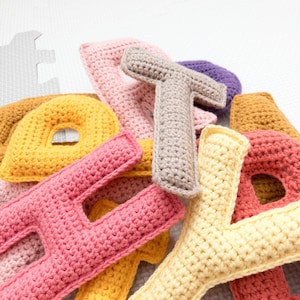 Letter U Crochet Pattern, Stuffed Amigurumi Capital Letters, Crochet ...