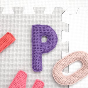 Letter P Crochet Pattern, Stuffed Amigurumi Capital Letters, Crochet ...