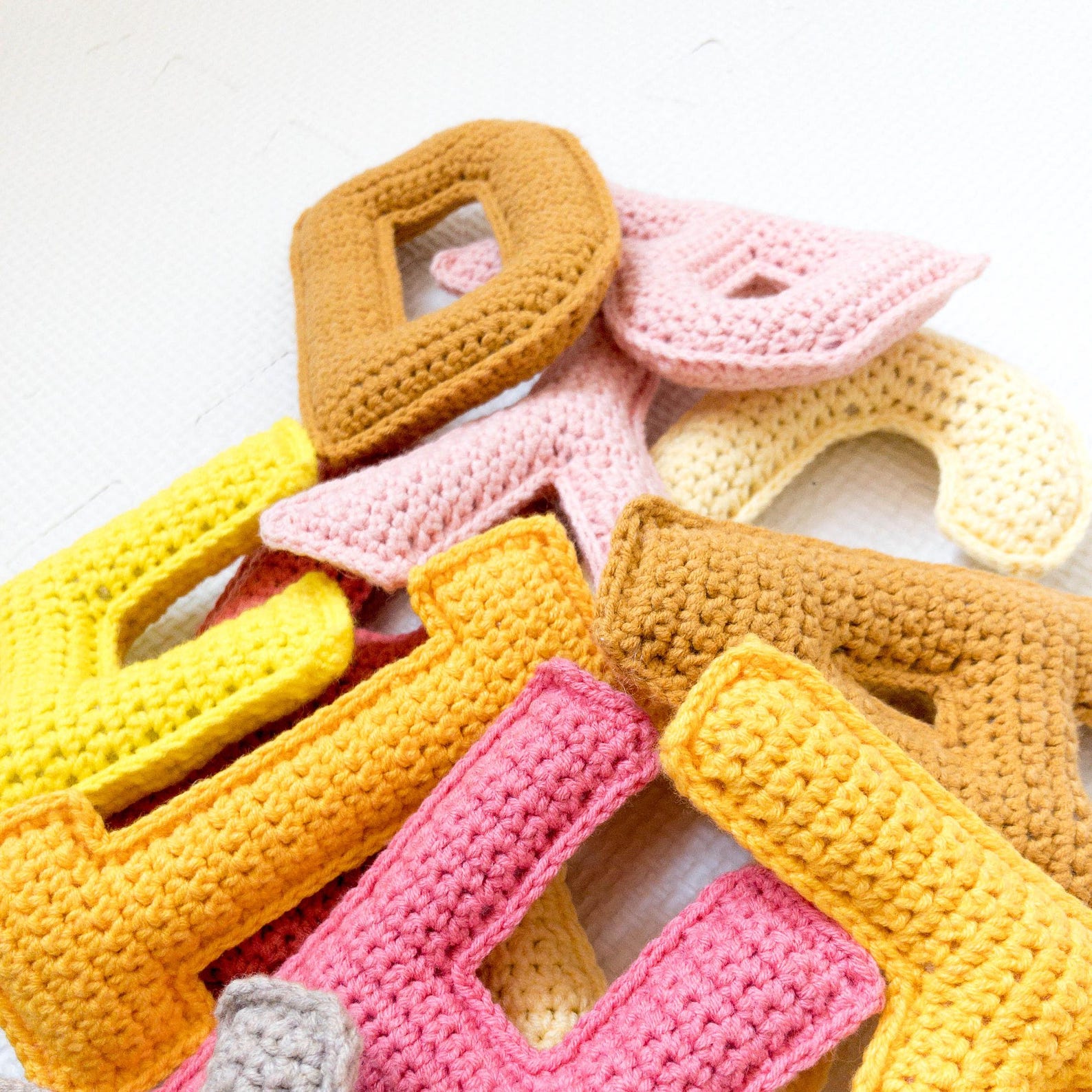 Letter A Crochet Pattern, 3D Crochet Alphabet Pattern, Amigurumi ...