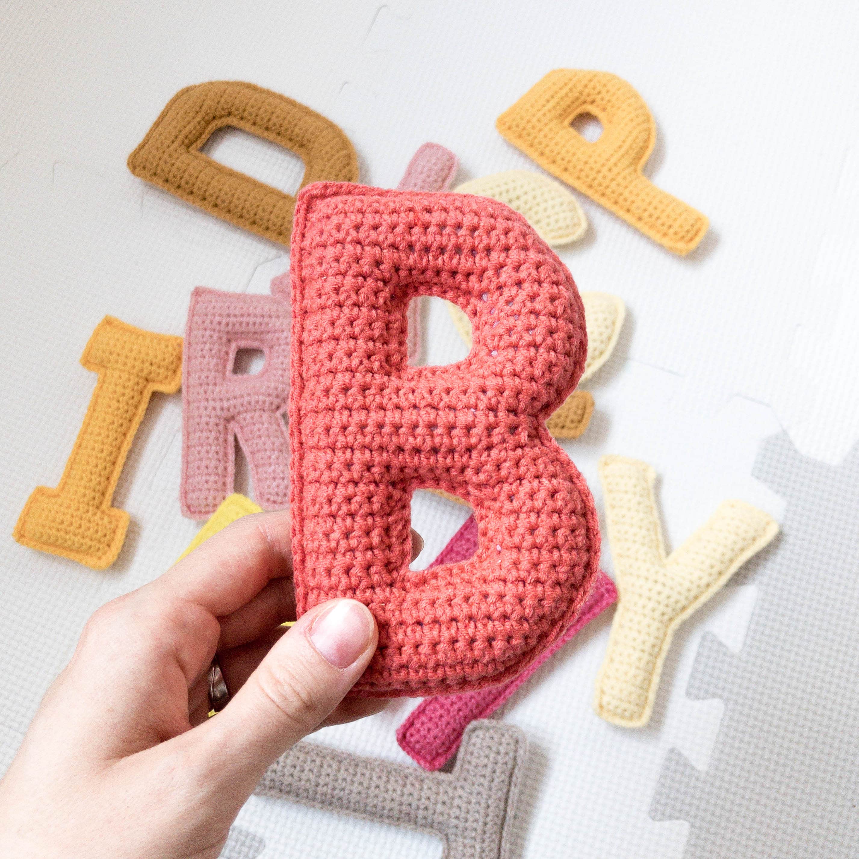 Letter B Crochet Pattern, Crochet Alphabet Letters, Plush Amigurumi ...