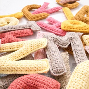 Letter P Crochet Pattern, Stuffed Amigurumi Capital Letters, Crochet ...