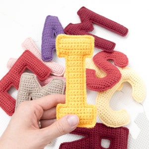 Letter I Crochet Pattern, Stuffed Amigurumi Capital Letters, Crochet ...