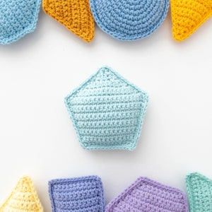 Crochet Pentagon Pattern, Amigurumi Pentagon Crochet Pattern, Crochet ...