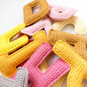 Letter L Crochet Pattern, Stuffed Amigurumi Capital Letters, Crochet ...