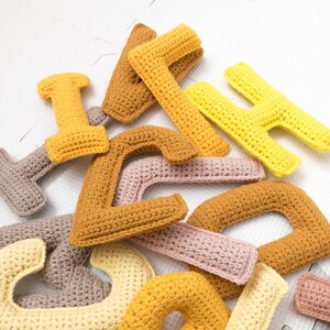 Letter W Crochet Pattern, Stuffed Amigurumi Capital Letters, Crochet ...