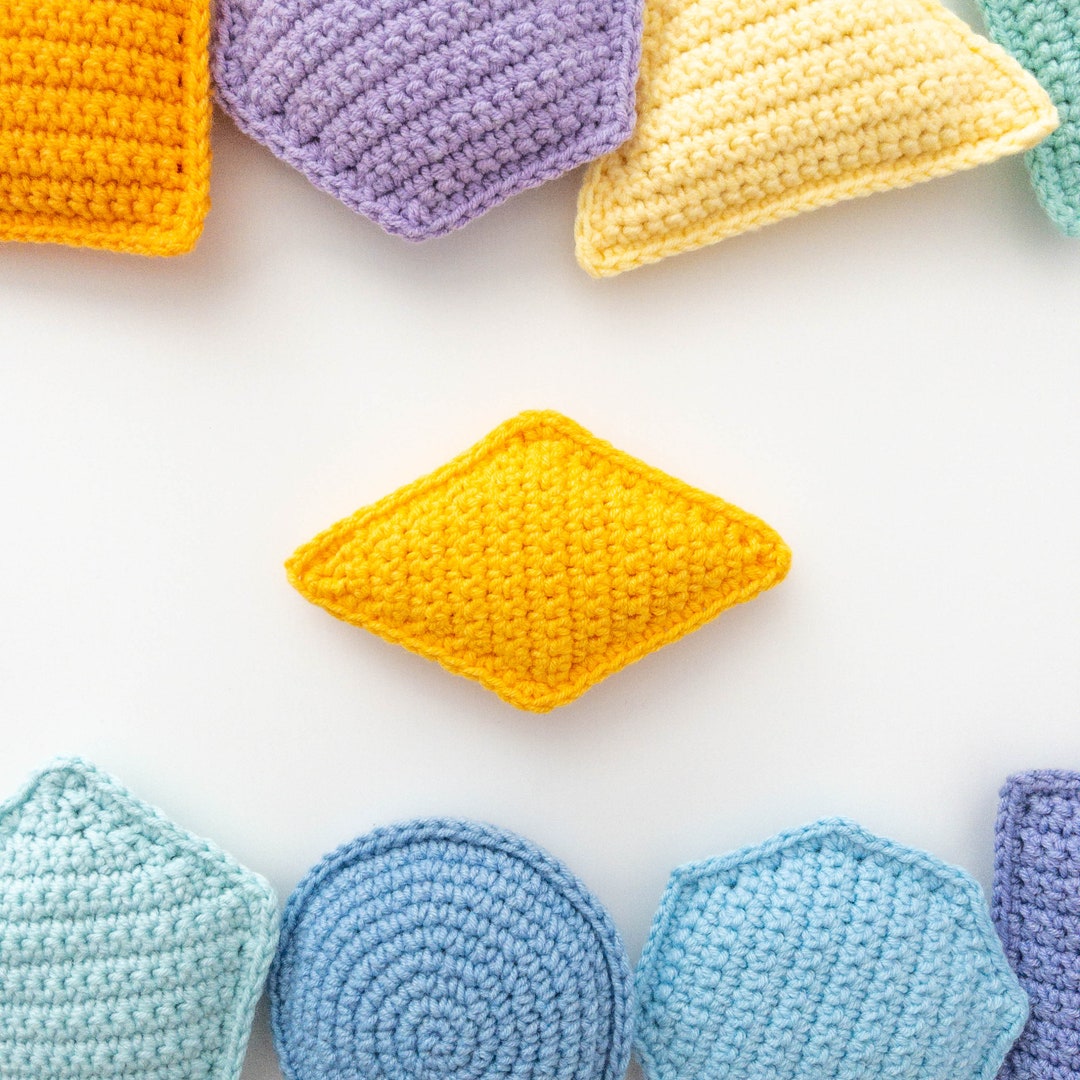 Crochet Rhombus Pattern, Amigurumi Rhombus Crochet Pattern, Crochet ...