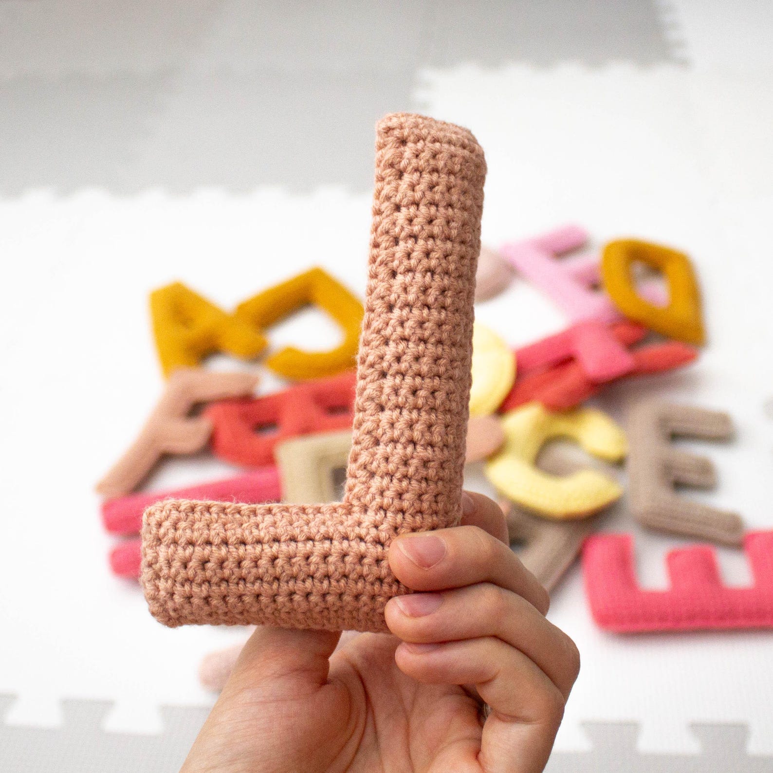 Letter L Crochet Pattern, Stuffed Amigurumi Capital Letters, Crochet ...