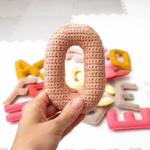 Letter O Crochet Pattern, Stuffed Amigurumi Capital Letters, Crochet ...