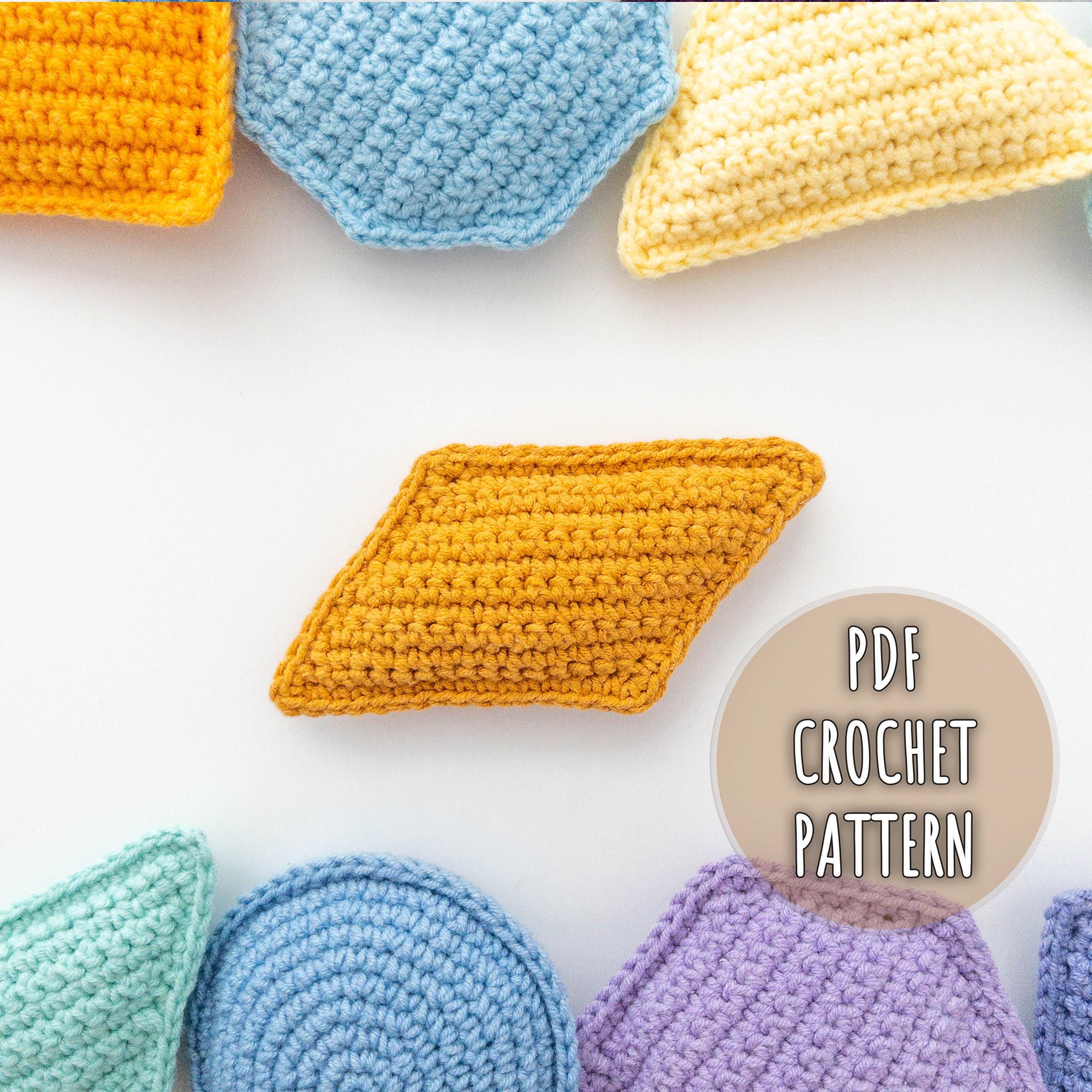 Crochet Parallelogram Pattern, Amigurumi Parallelogram Crochet Pattern ...