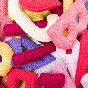 Letter W Crochet Pattern, Stuffed Amigurumi Capital Letters, Crochet ...