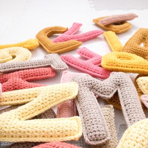 Letter P Crochet Pattern, Stuffed Amigurumi Capital Letters, Crochet ...