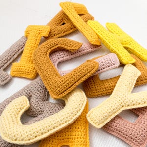 Letter N Crochet Pattern, Stuffed Amigurumi Capital Letters, Crochet ...