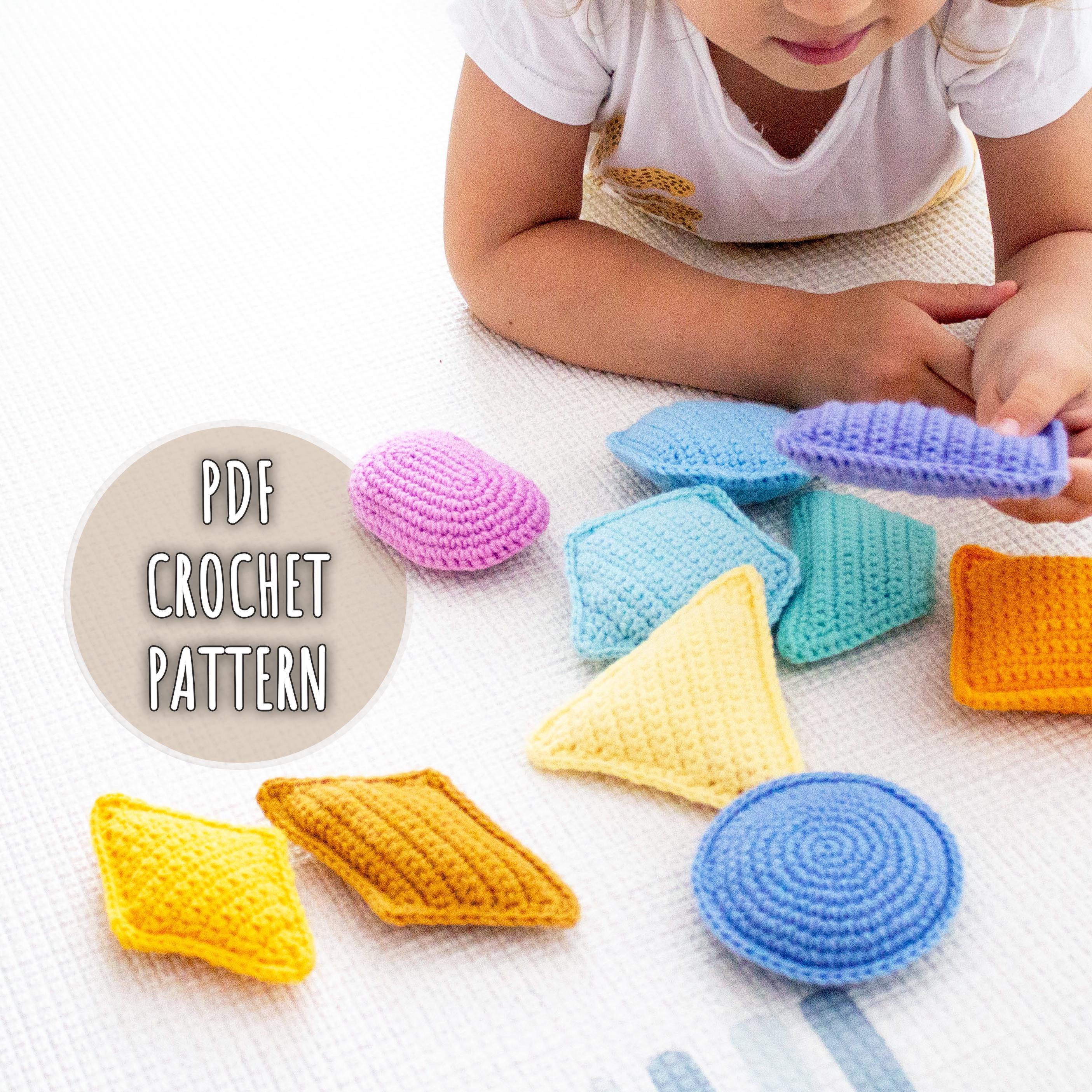 Geometric Shapes Crochet Pattern, Amigurumi Shapes Pattern, Crochet ...