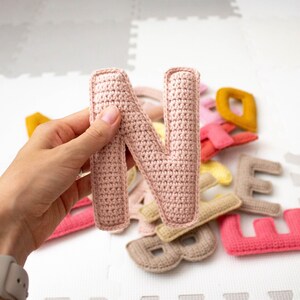 Letter N Crochet Pattern, Stuffed Amigurumi Capital Letters, Crochet ...