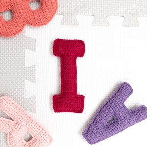 Letter I Crochet Pattern, Stuffed Amigurumi Capital Letters, Crochet ...