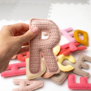 Letter R Crochet Pattern, Stuffed Amigurumi Capital Letters, Crochet ...