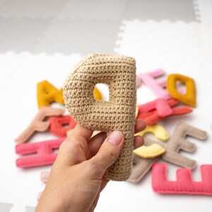 Letter P Crochet Pattern, Stuffed Amigurumi Capital Letters, Crochet ...