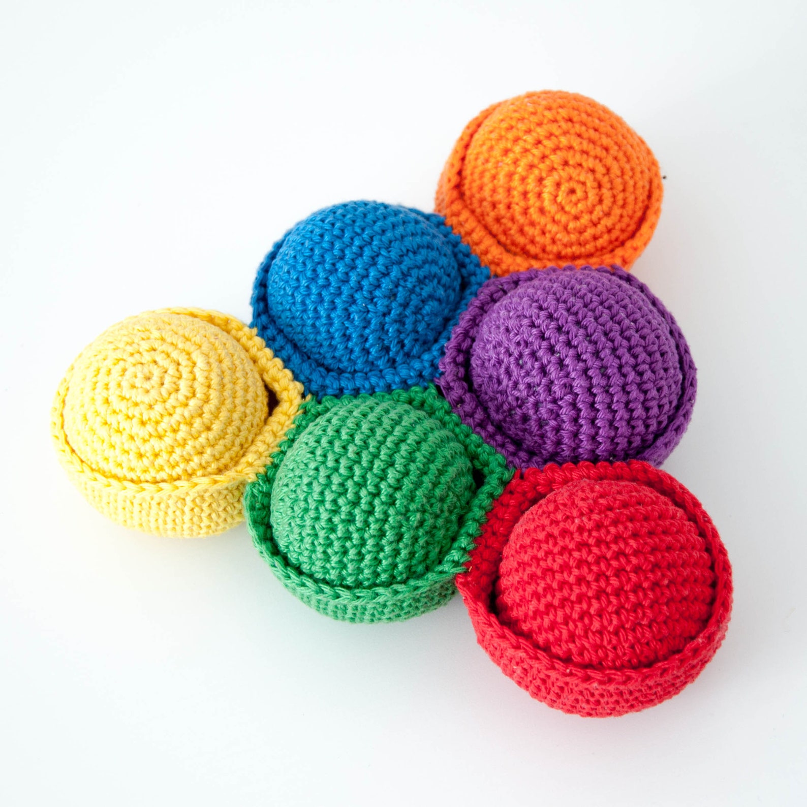Montessori Crochet Baby Toy Pattern, Color Sorting Game Crochet Pattern ...